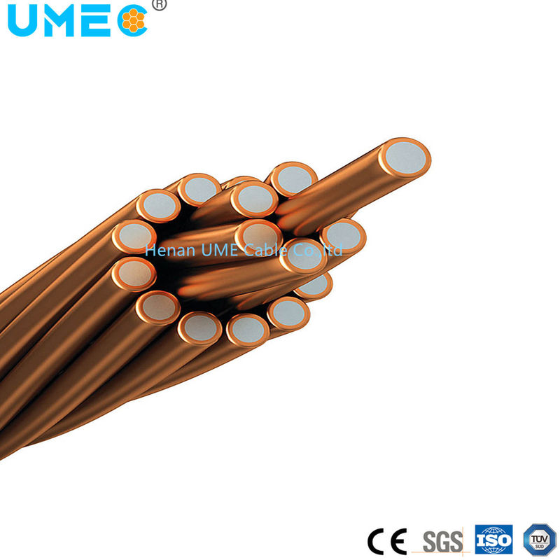 Overhead Round Wire CCS Durable Copper Coating for Excellent Corrosion ...