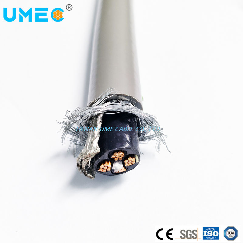 Underground Earthing Cable Galvanized Steel Braiding Shielding 4core ...