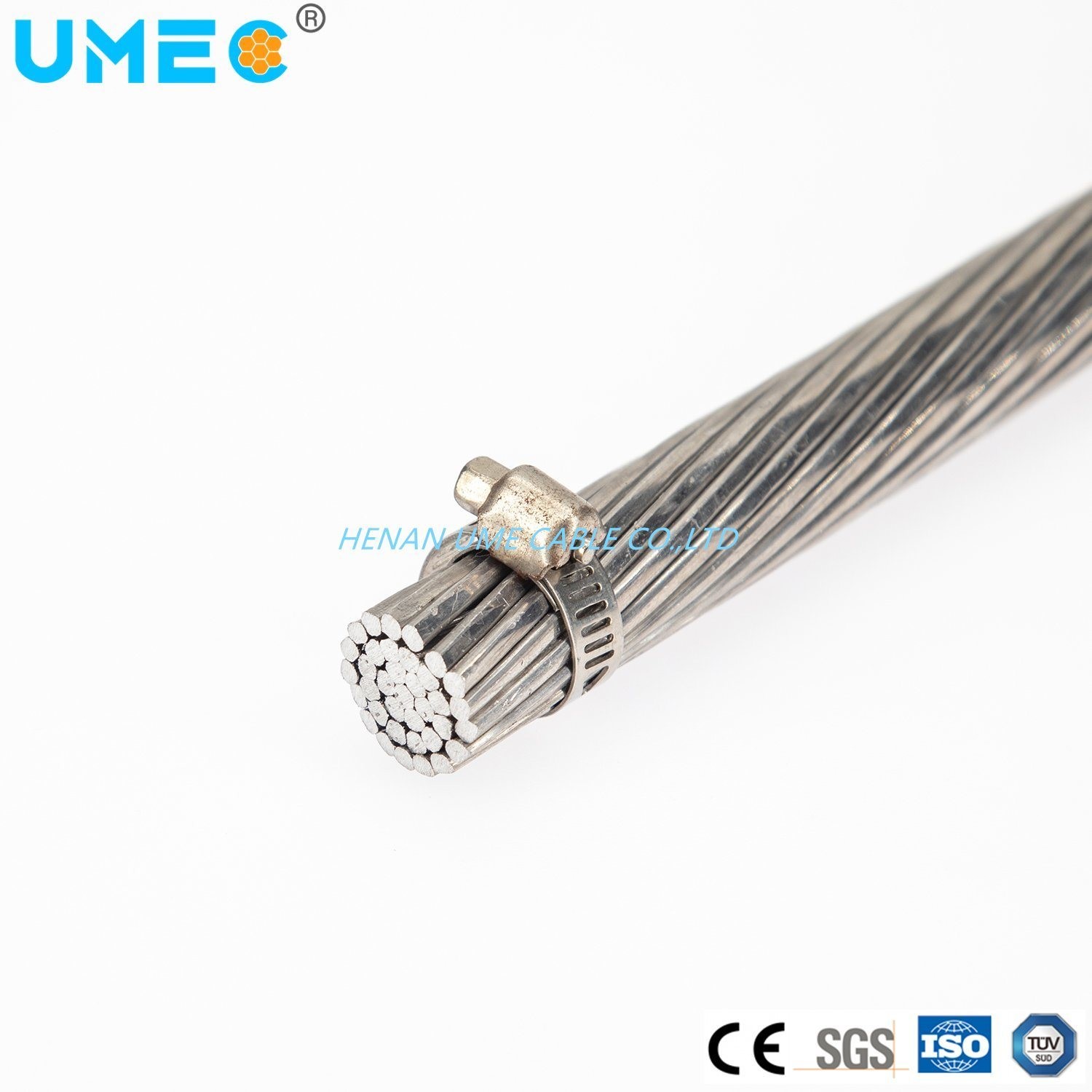 Round Wire AAAC Conductor 1/0AWG 2/0AWG 3/0AWG 4/0AWG Aluminum Alloy ...