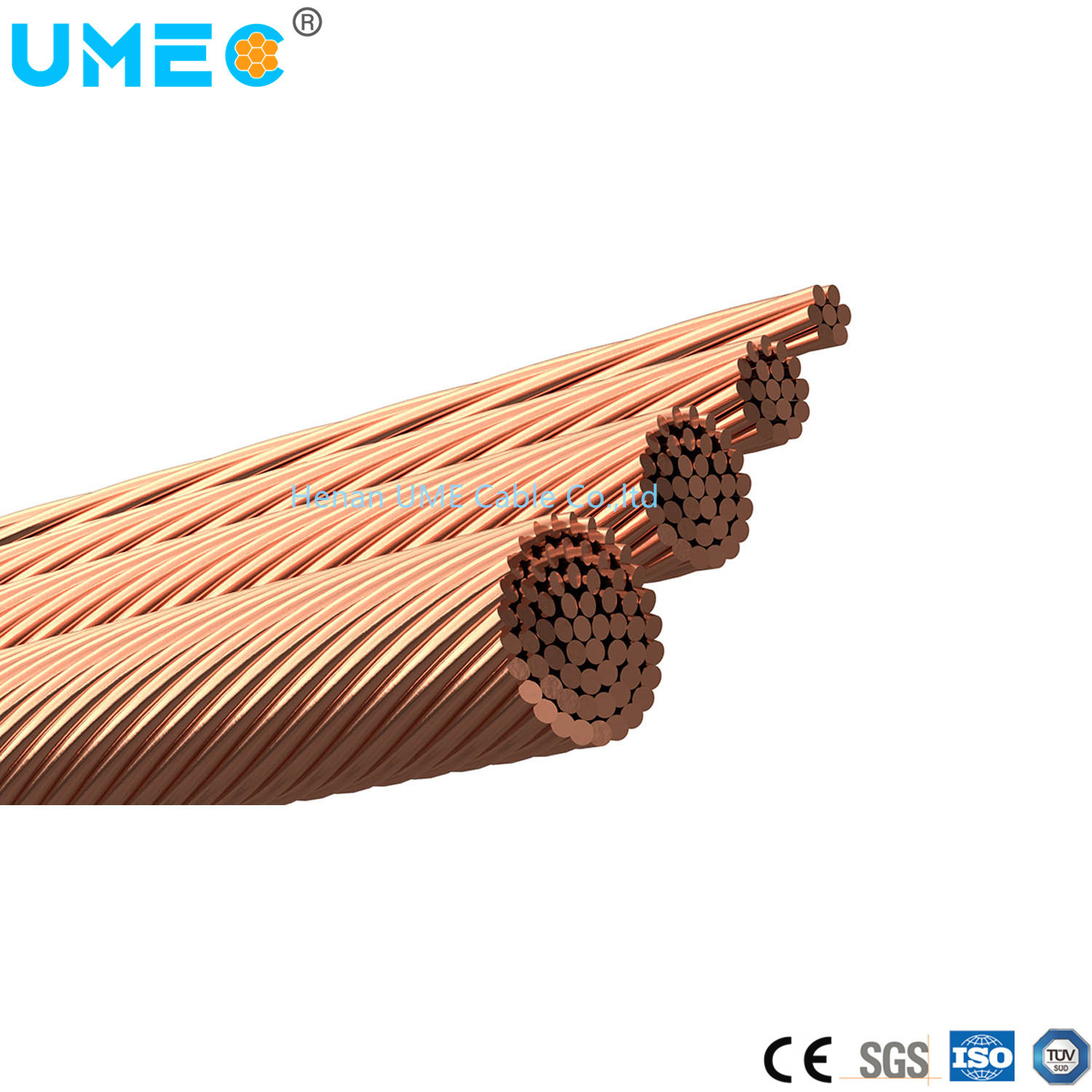 Stranded Conductor Type Earth Ground Wire Cable 35mm2 50mm2 70mm2 Bare ...