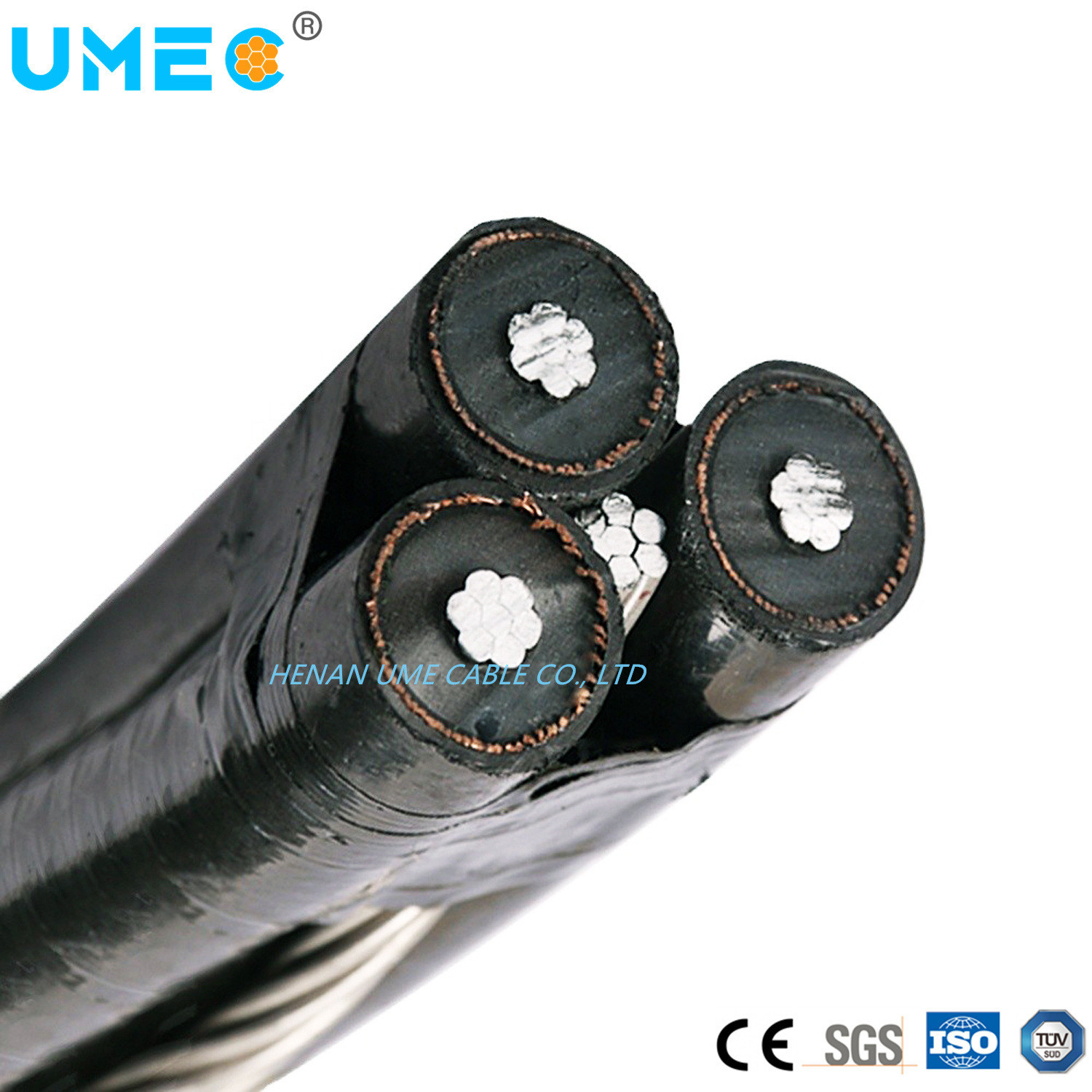Medium Voltage Aerial Insulated Cable with XLPE Insulation and Solid ...