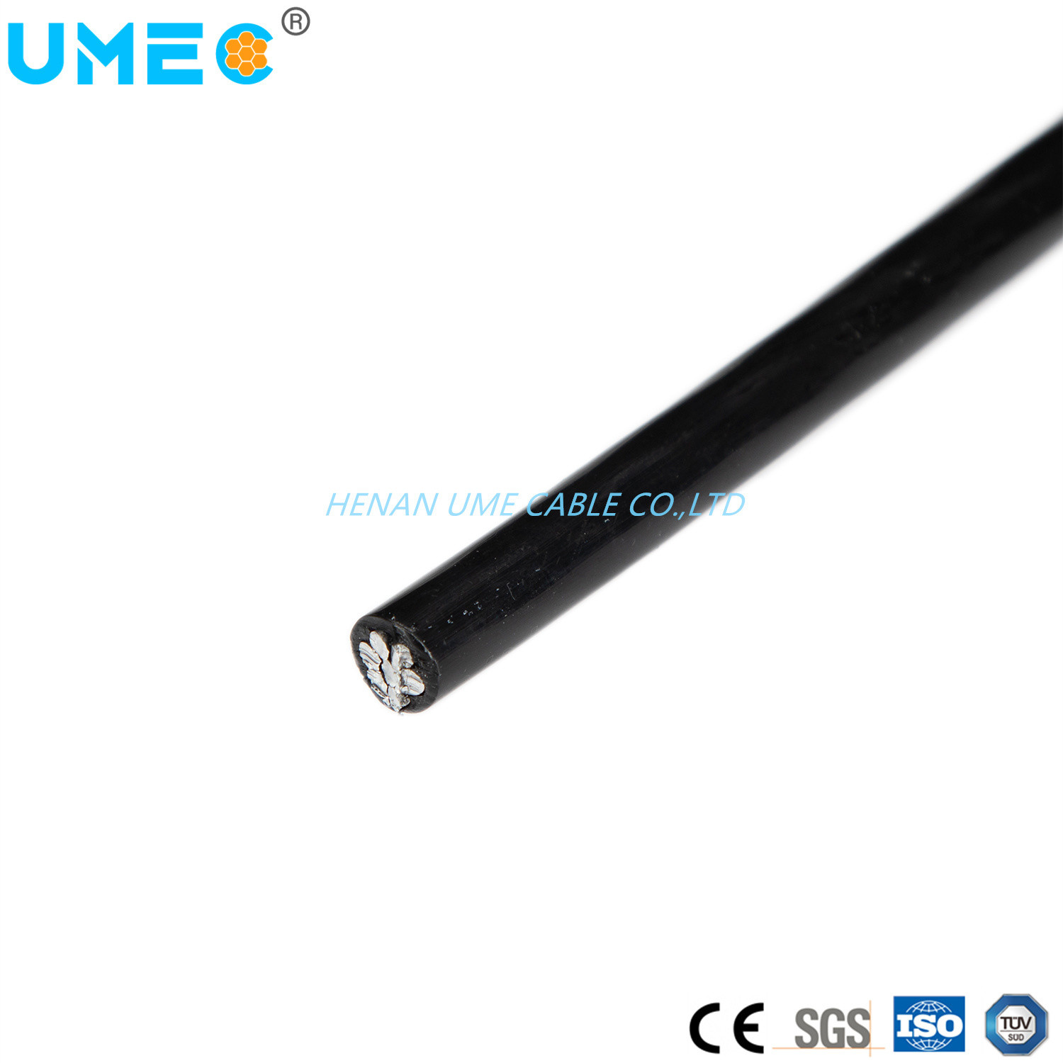 Overhead Covered Line Wire Stranding Single Aluminum Conductor XLPE ...