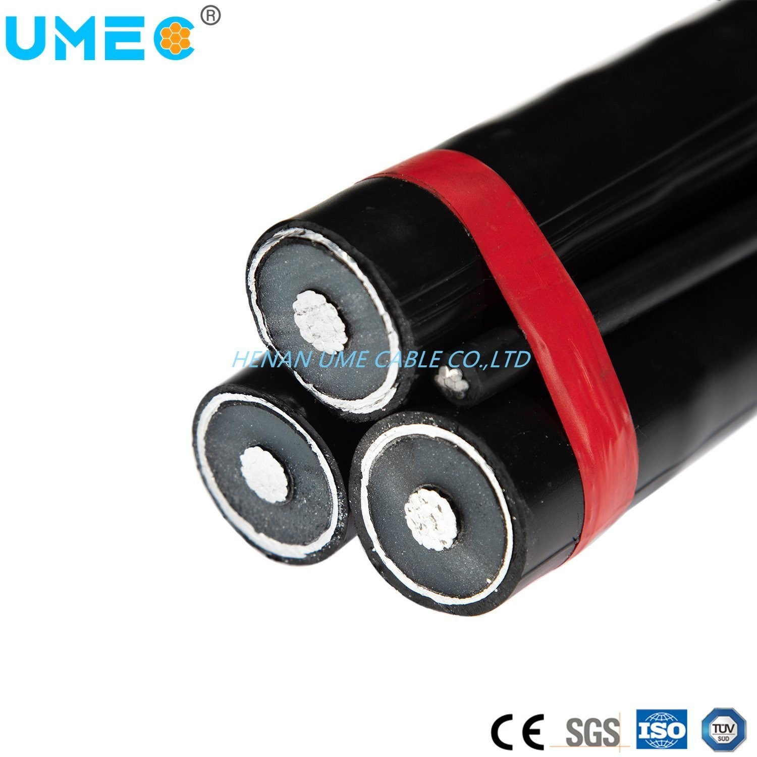 15/25/35kv XLPE Insulated Overhead Electric Transmission Aerial Bundled ...