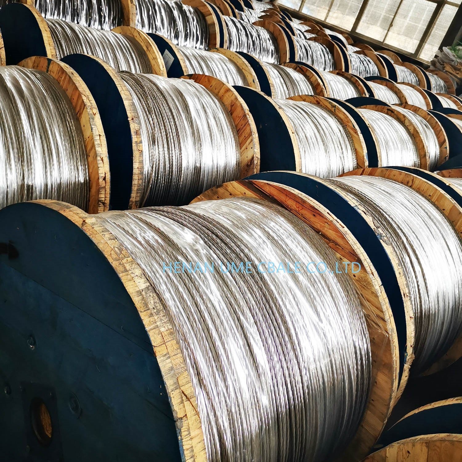 Round Wire AAAC Aluminum Conductor for High Strength Overhead Power ...