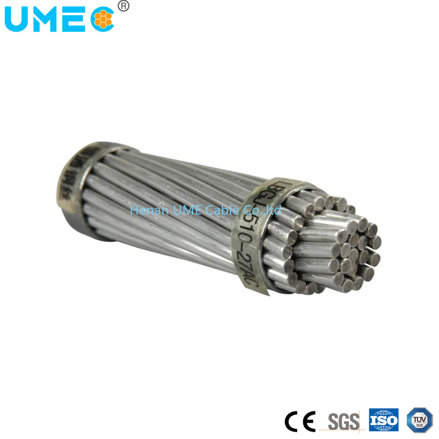 Sheath Material None Messenger Alumoweld Cable Overhead Ground Wire for ...