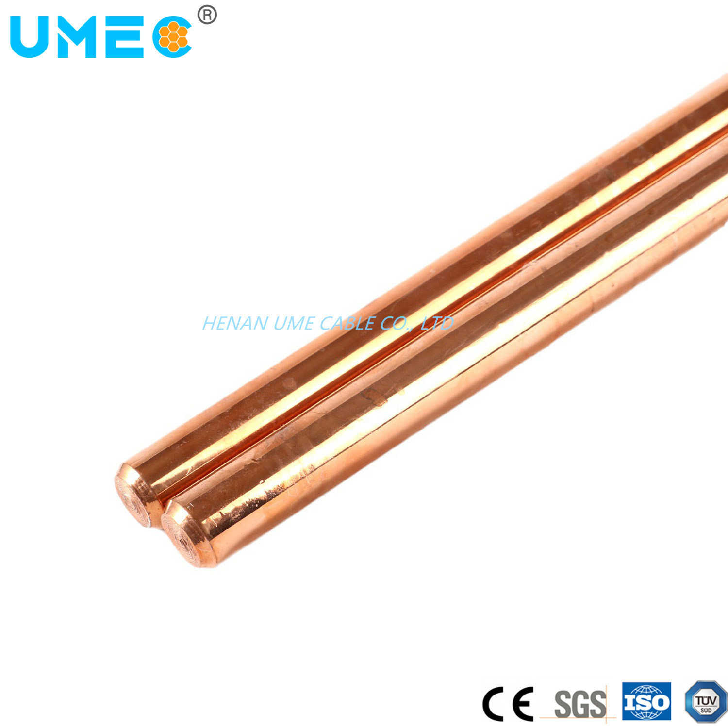 Underground Copperweld Ground / Earth Rod With Copper Purity More Than ...
