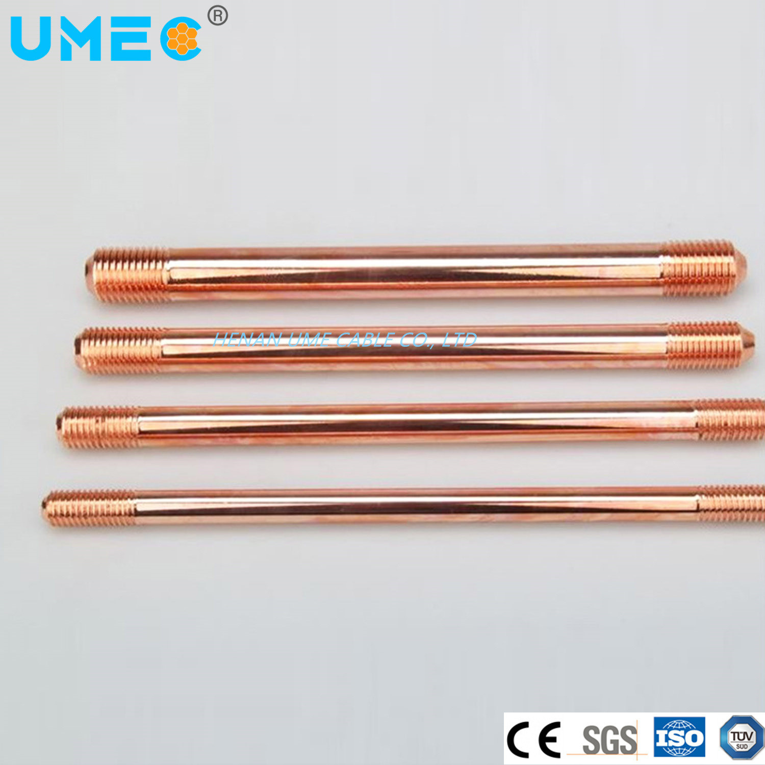 Grounding Lightning Protection Copperweld Rod 5/8 Prime With 0.254mm ...