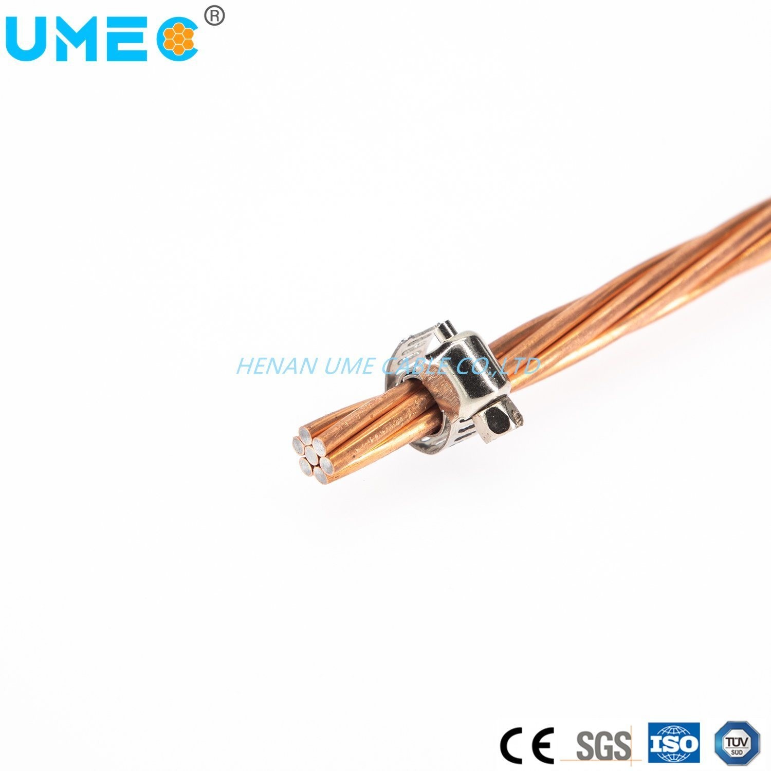 Motor Winding Copper Clad Steel Wire 3367mm Stranded Ccs Wire With 3806