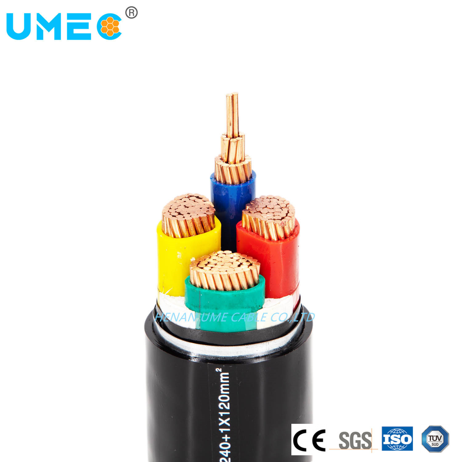 LV Power Cable Printing Hot Printing PVC Insulated PVC Sheathed Steel ...