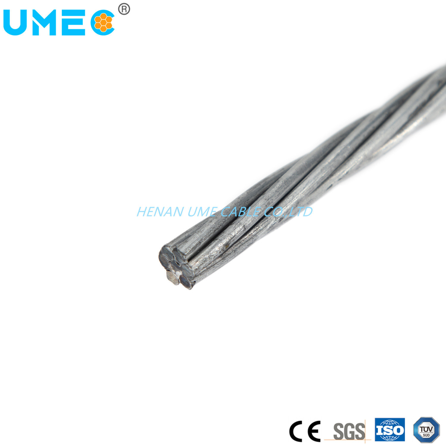 Galvanized Steel Conductor 7/4.0mm Round Strand Wire Rope for Crane ...