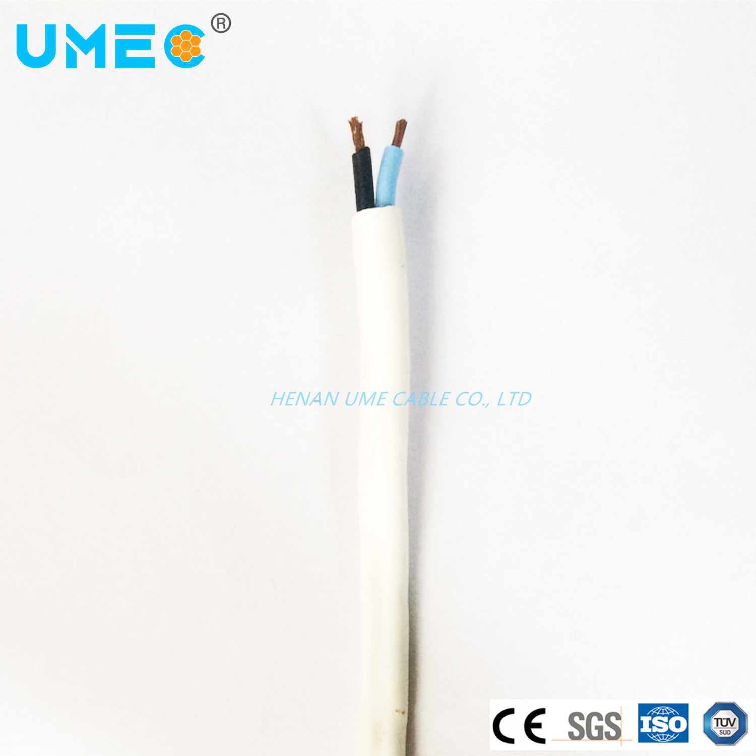 Customer Specified Installation House Building Wire 2X1.5mm2 BVVB Blvvb with Flat Wire