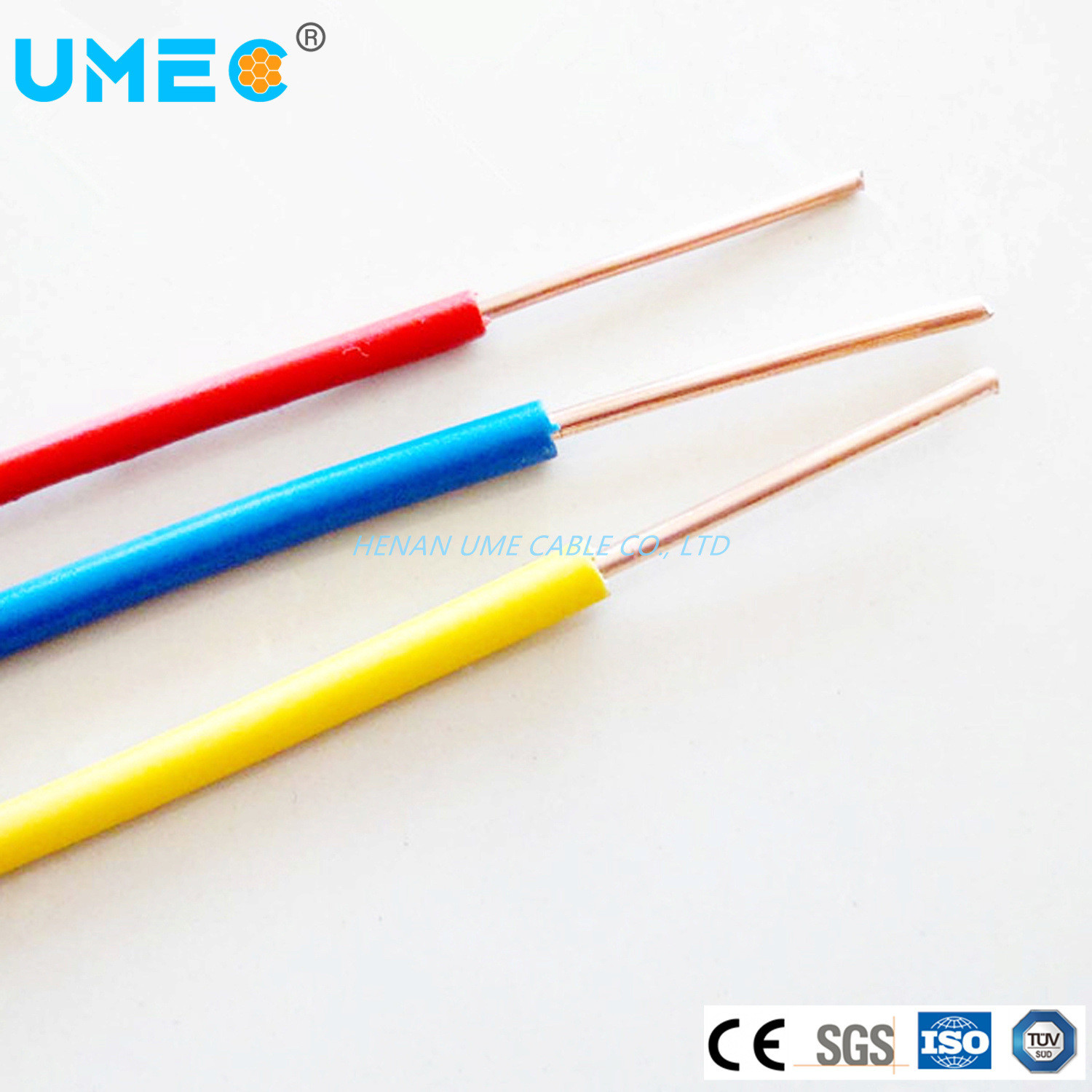 450/750V PVC Insulated Electrical Wire Cable H07V-U for Building ...