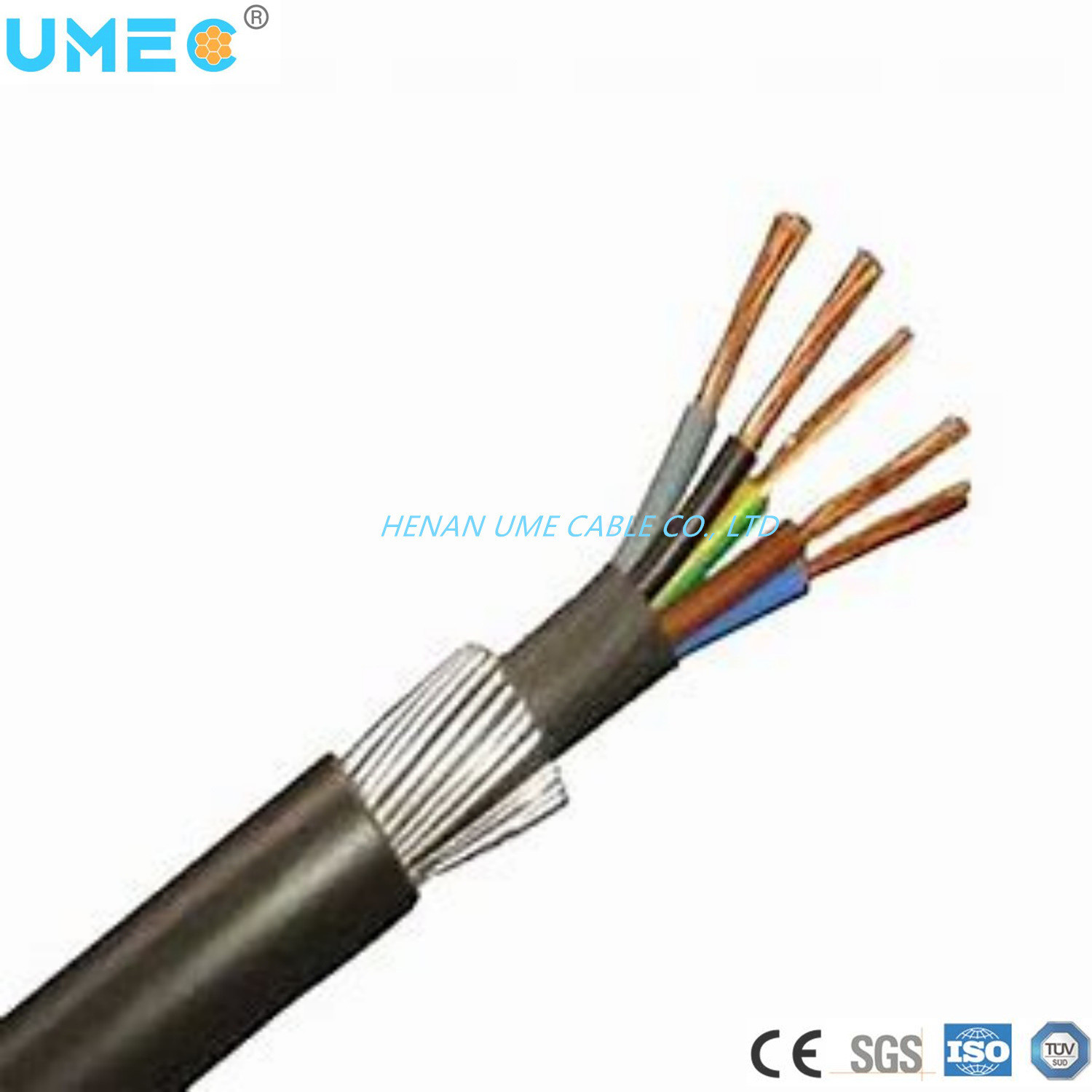 0.6/1kv Multicore Copper/Aluminum Conductor SWA Cable for Overhead ...
