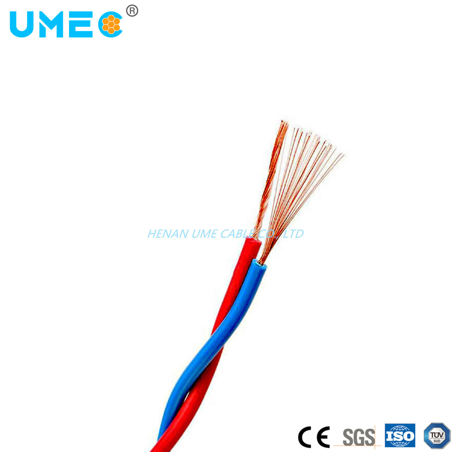 IEC Stranded Twisted Pair PVC Insulated Rvs Fire Alarm Electric Wire ...