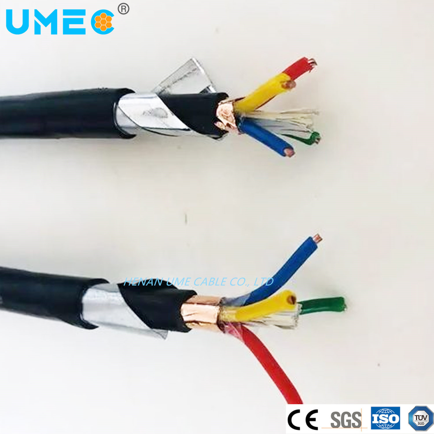 Electrical Railway Signal Cable With Solid Conductor And Double Steel ...