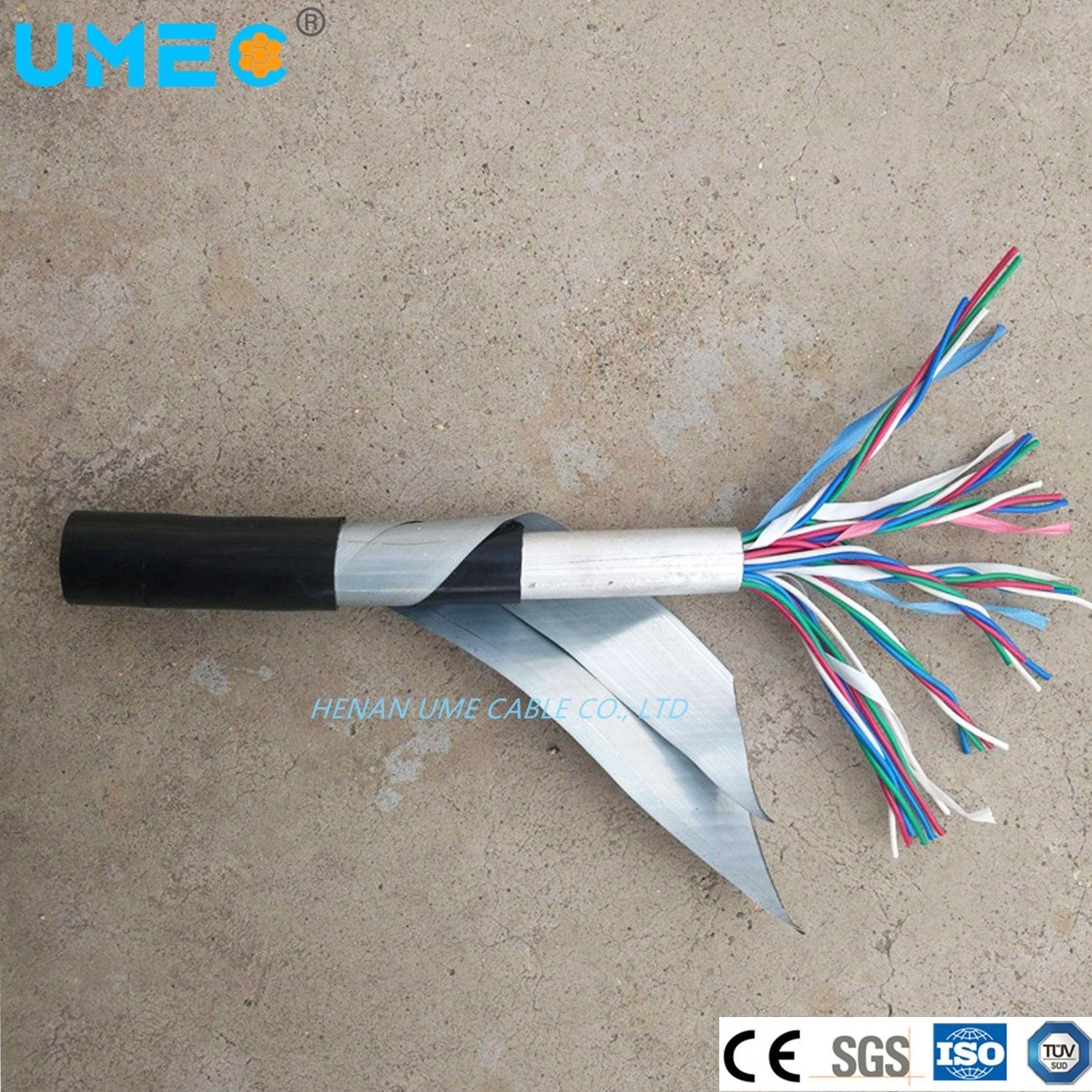 PE Sheath Multiconductor Railway Signaling Cables Double Steel Tape ...