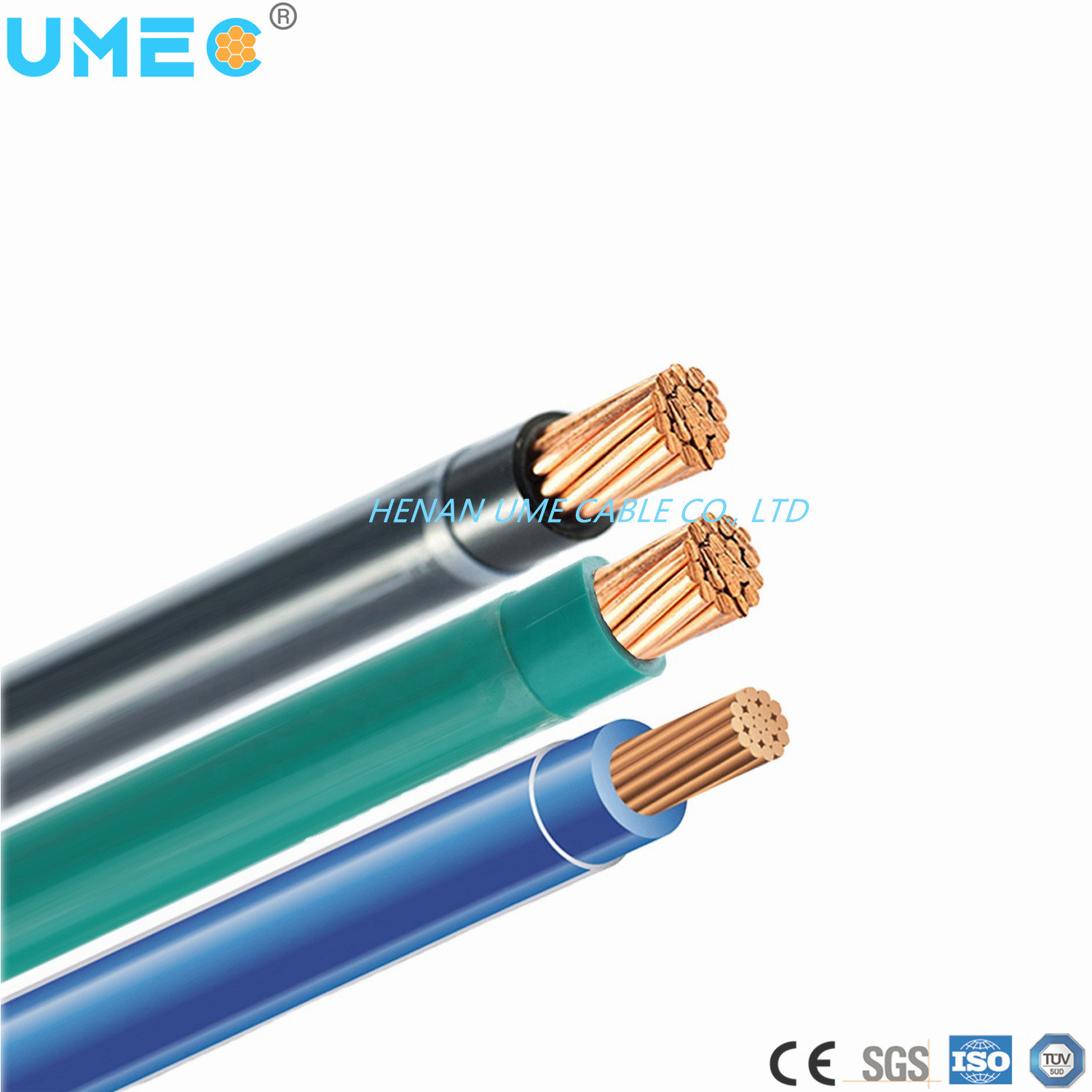 Low Voltage Copper Conductor PVC Insulated THHN/THWN Wire for Round ...