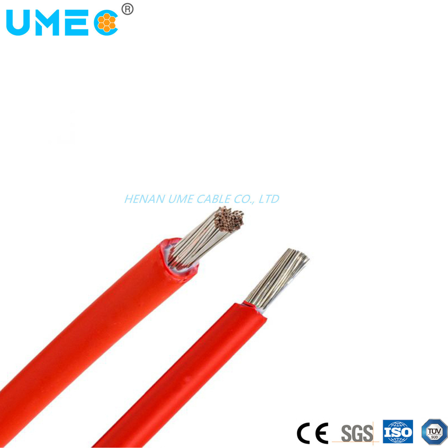 Sample Red Black 4mm 6mm 8mm 10mm 1000V 1500V DC Solar PV Cable Solar ...