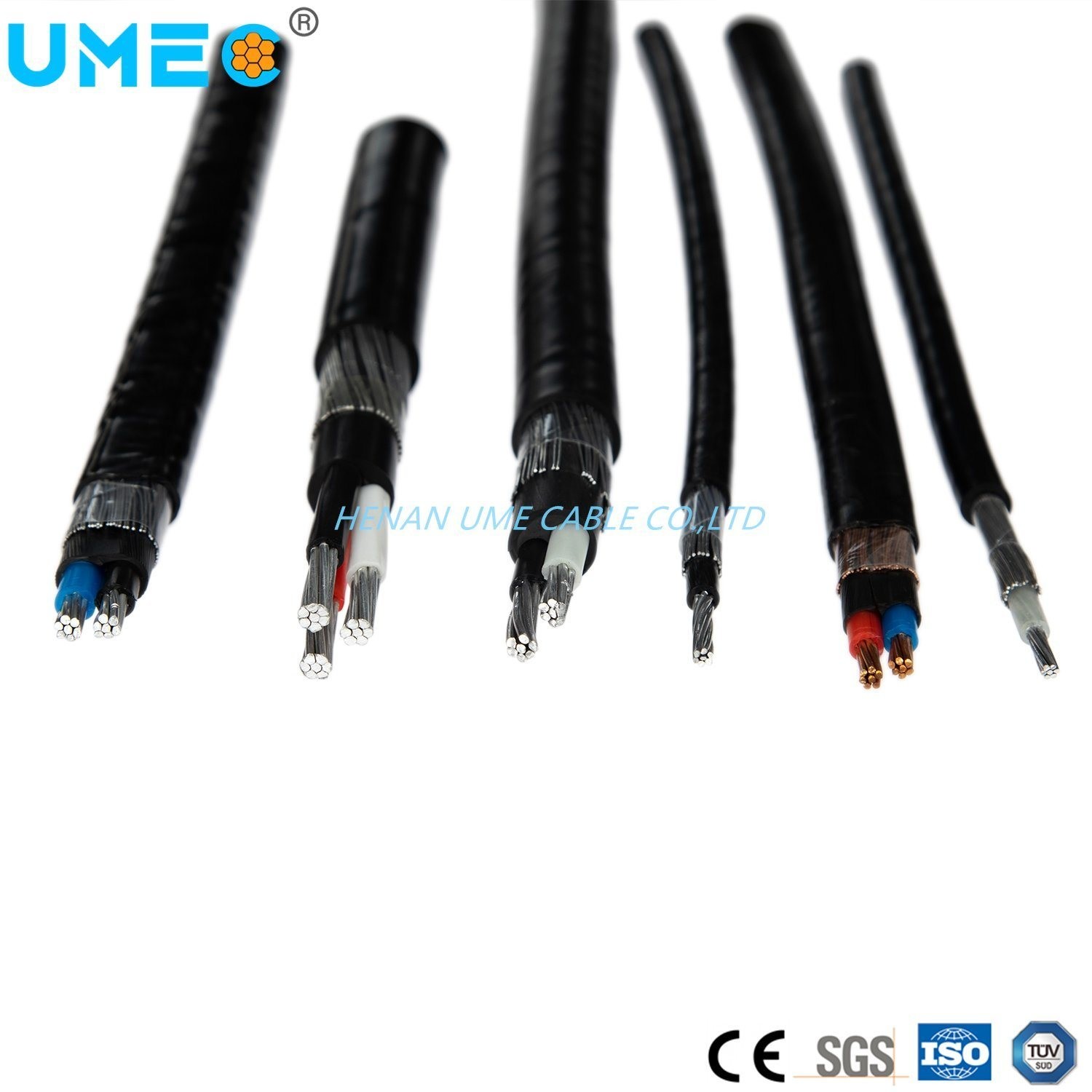 Round Wire Cross Link Polyethylene Insulation Concentric Cable With ...