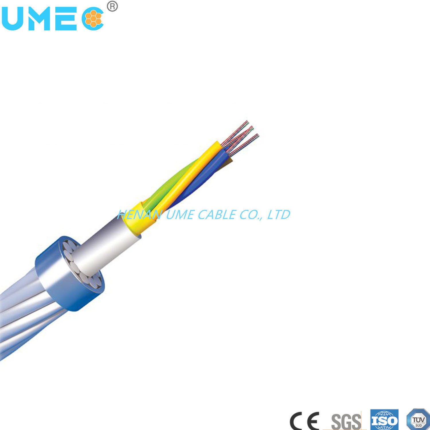 None Sheath Material OPGW Cable for Optimal Grounding Performance