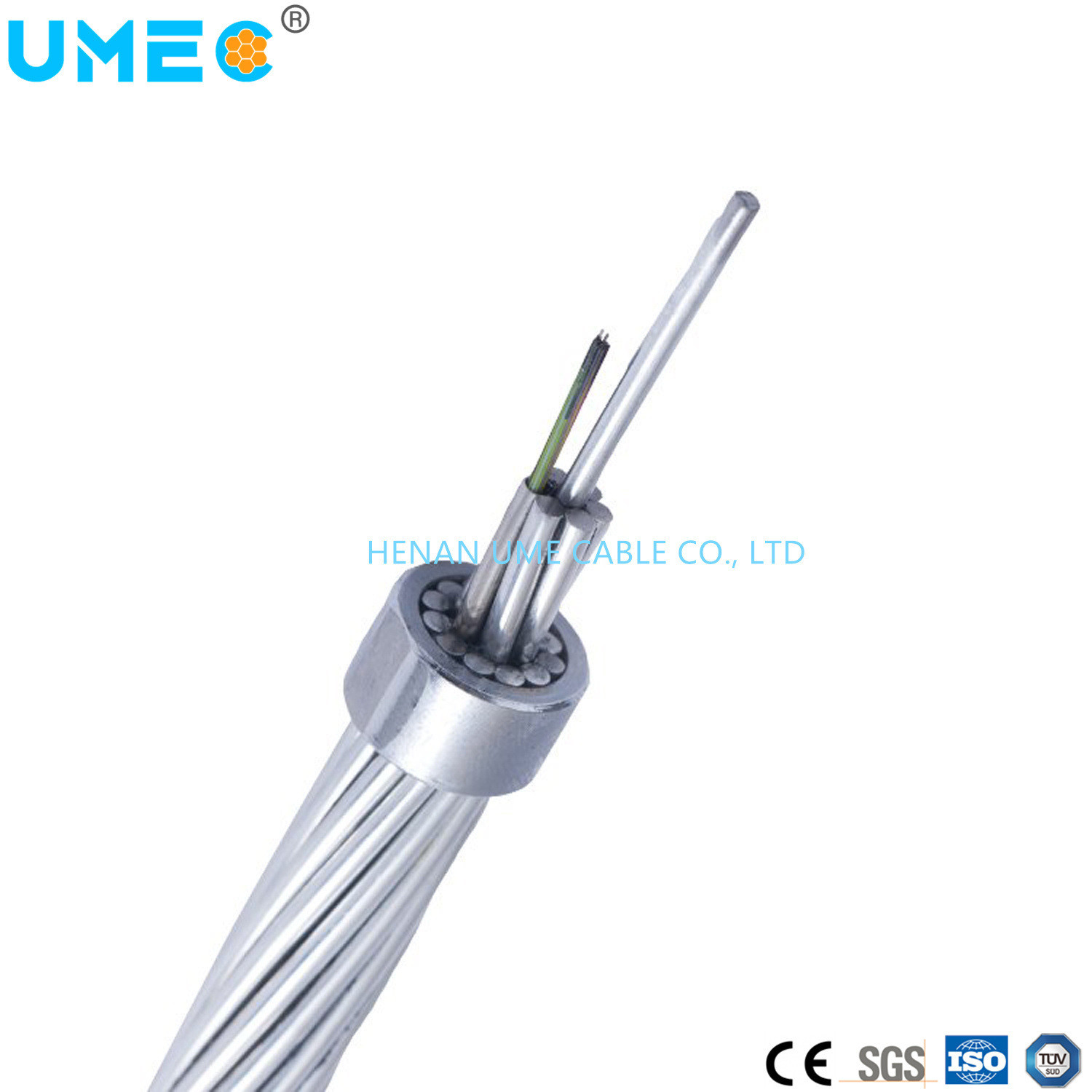 Stranded Conductor Type Fiber Optional Cable for Optical Ground Wire ...