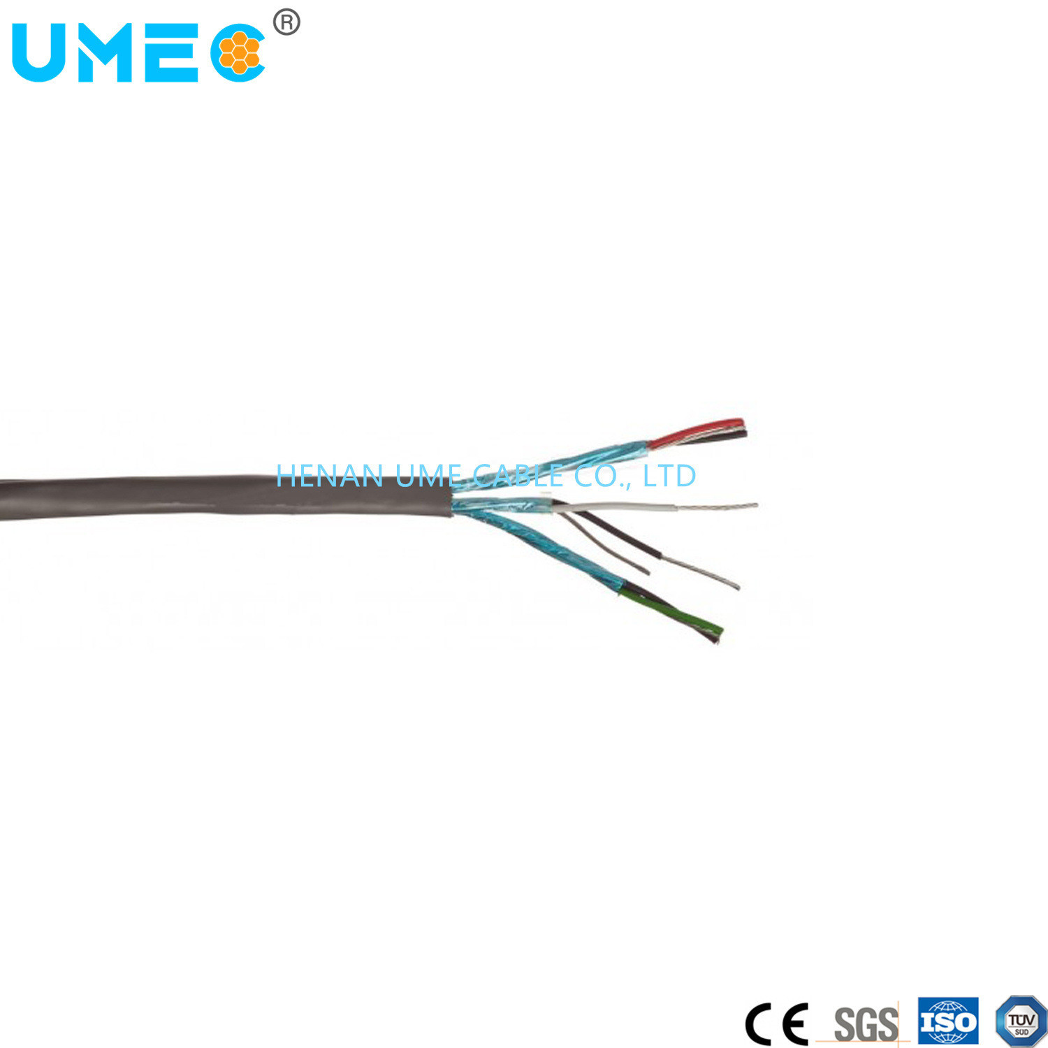 Sample PVC Sheath Material Collective Screened Twisted Pair Cable Type ...