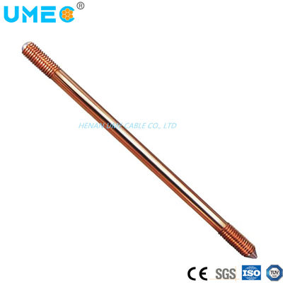 Bare Copper Layer Anti-Static Ground Lightning Protection Grounding Rod ...
